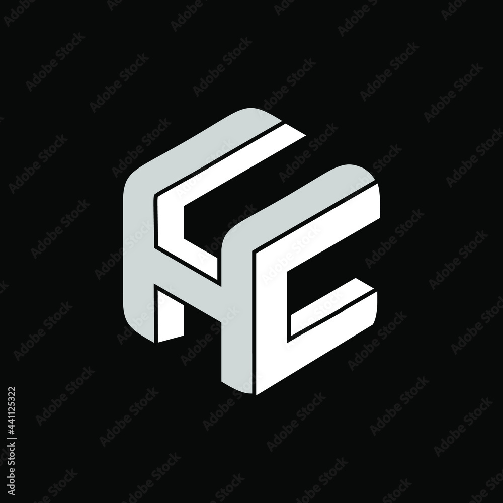 initials letter hc ch logo design inspiration Stock Vector | Adobe Stock