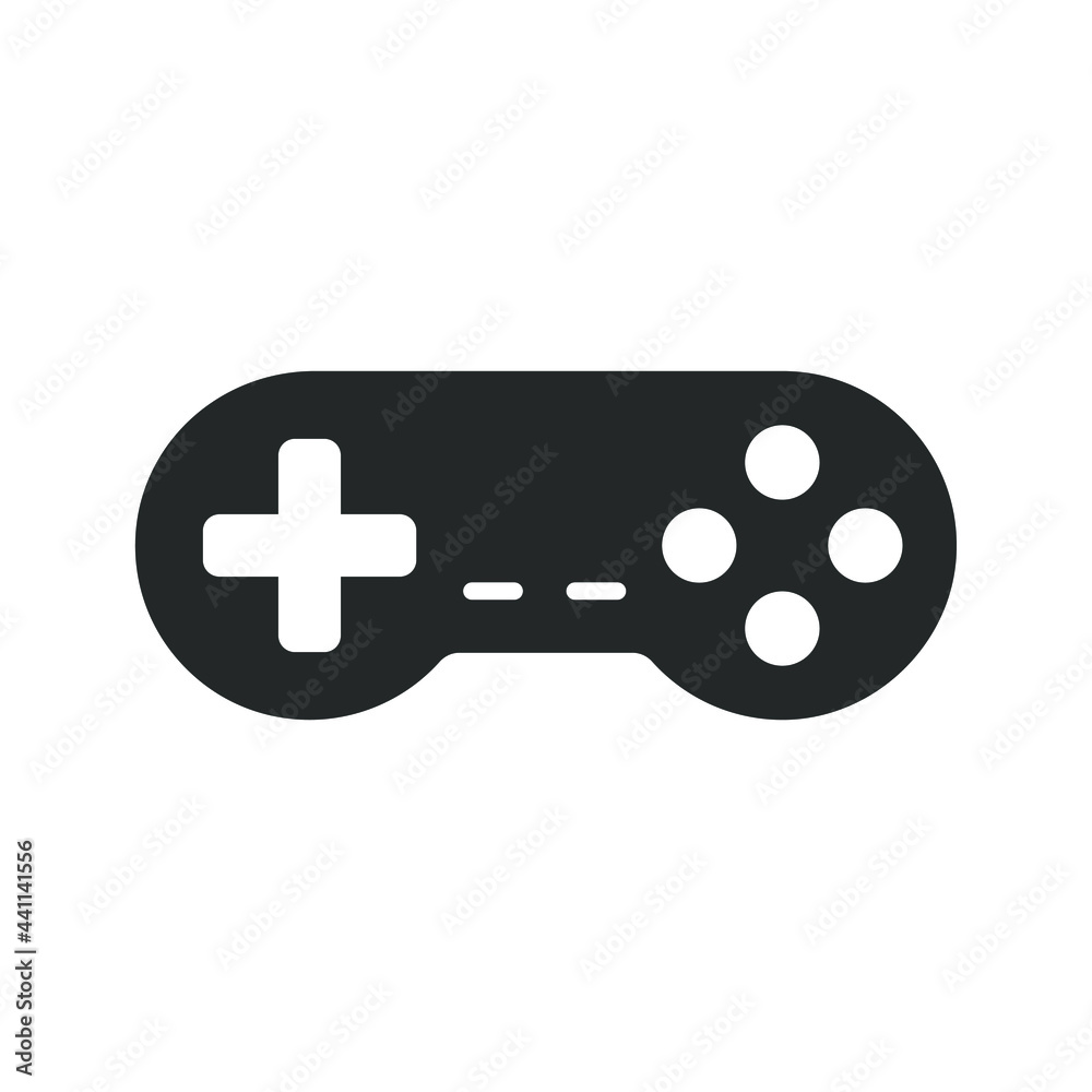 Controller icon. Console gamepad symbol. Play and gaming control sign ...