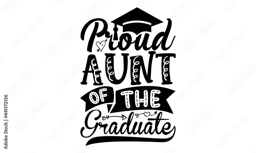 Vecteur Stock Proud aunt of the graduate svg, Proud Senior svg Bundle ...