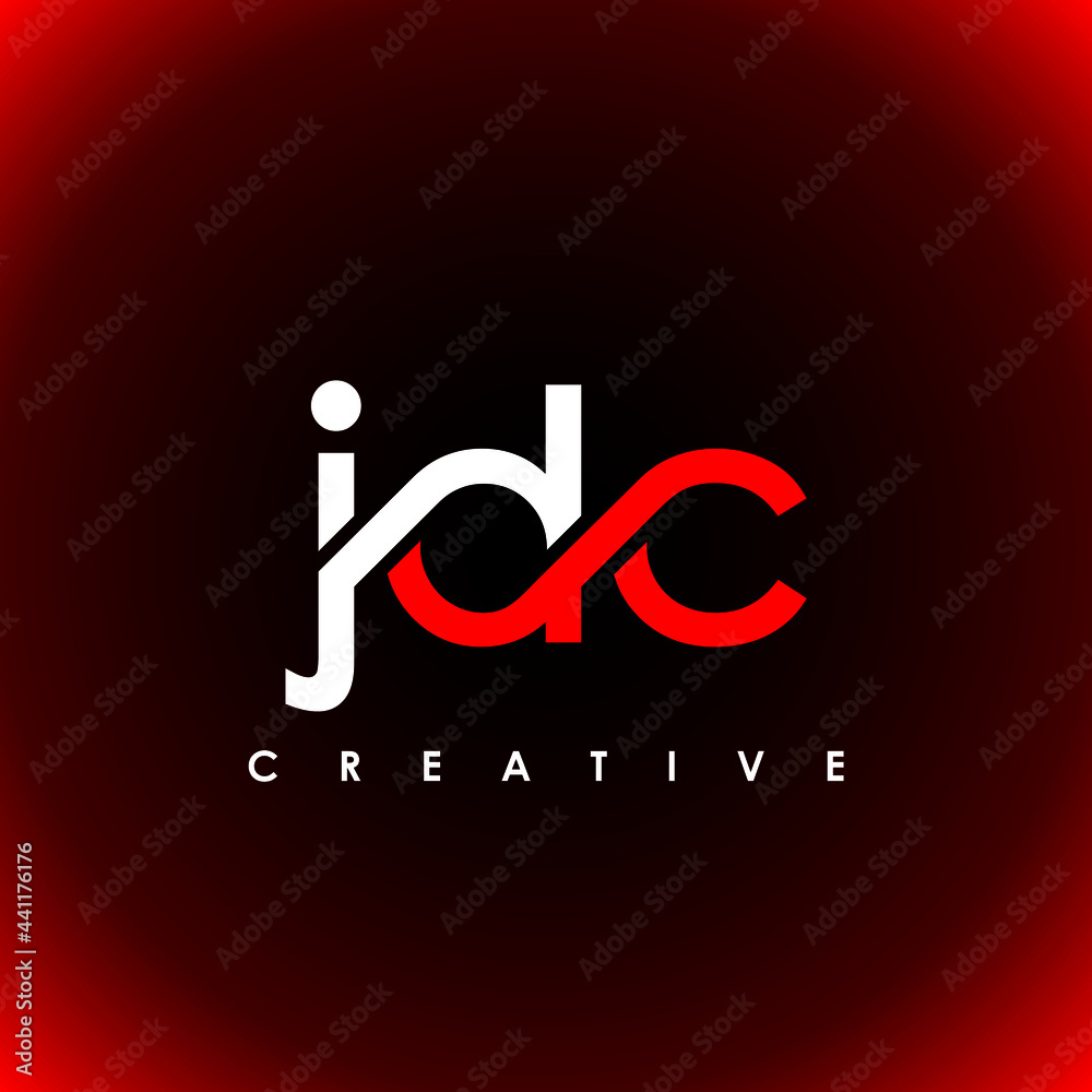 JDC Letter Initial Logo Design Template Vector Illustration Stock ...