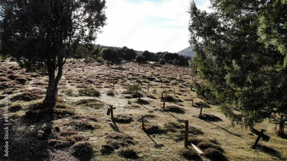 Sad Hill Cemetery in Burgos Spain. Tourist site, film location where ...