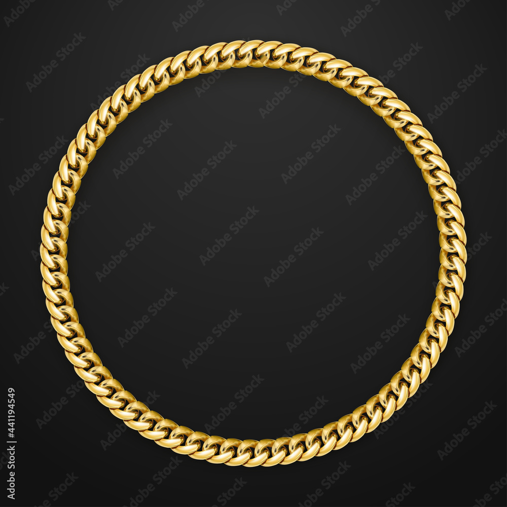 Gold Chain Vector