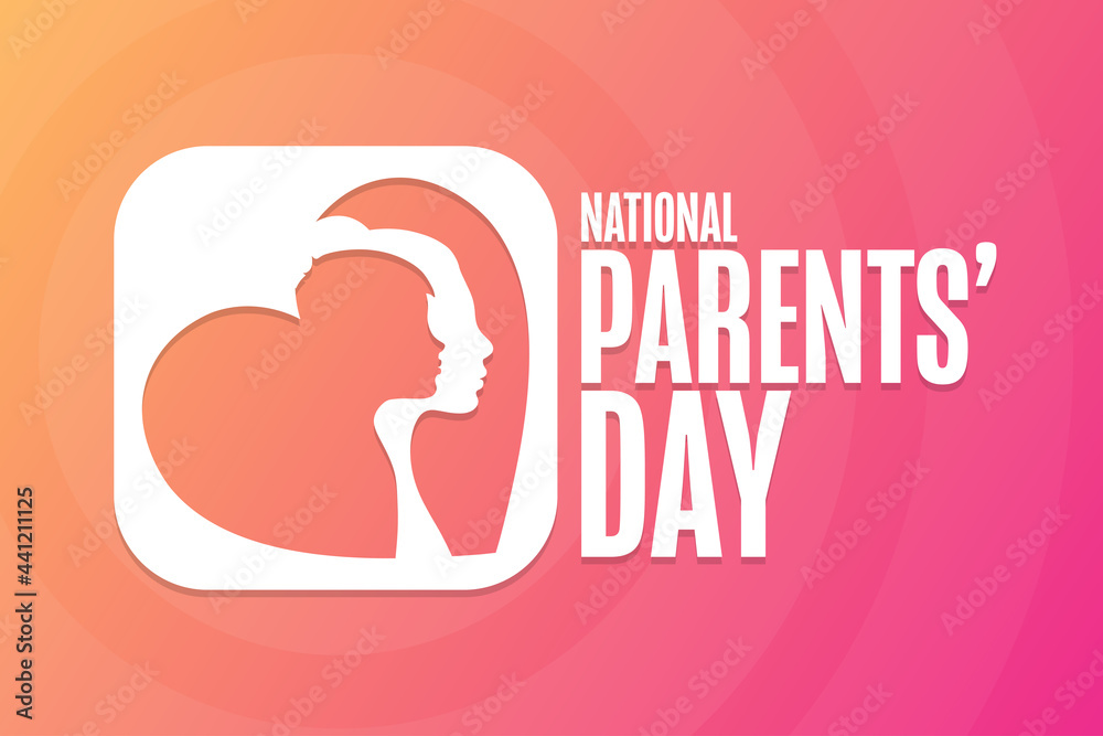National Parents’ Day. Holiday concept. Template for background, banner ...