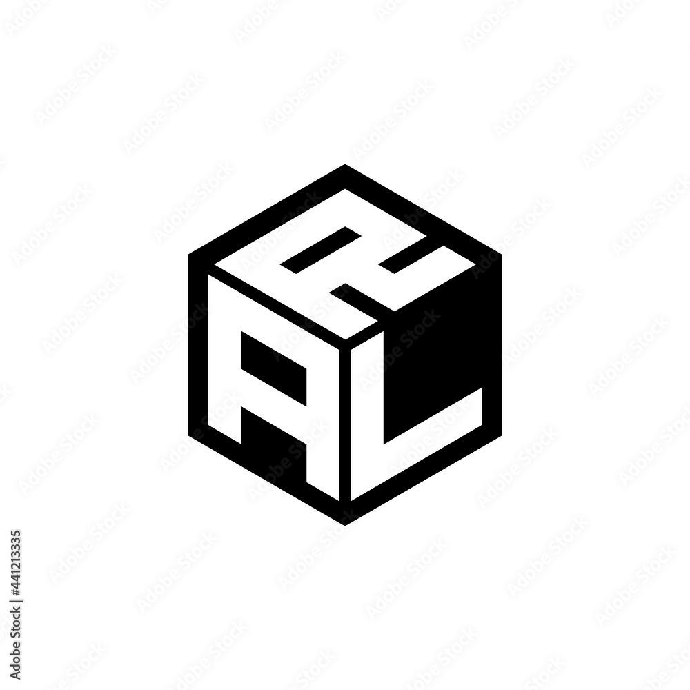 ALR letter logo design with white background in illustrator, vector ...