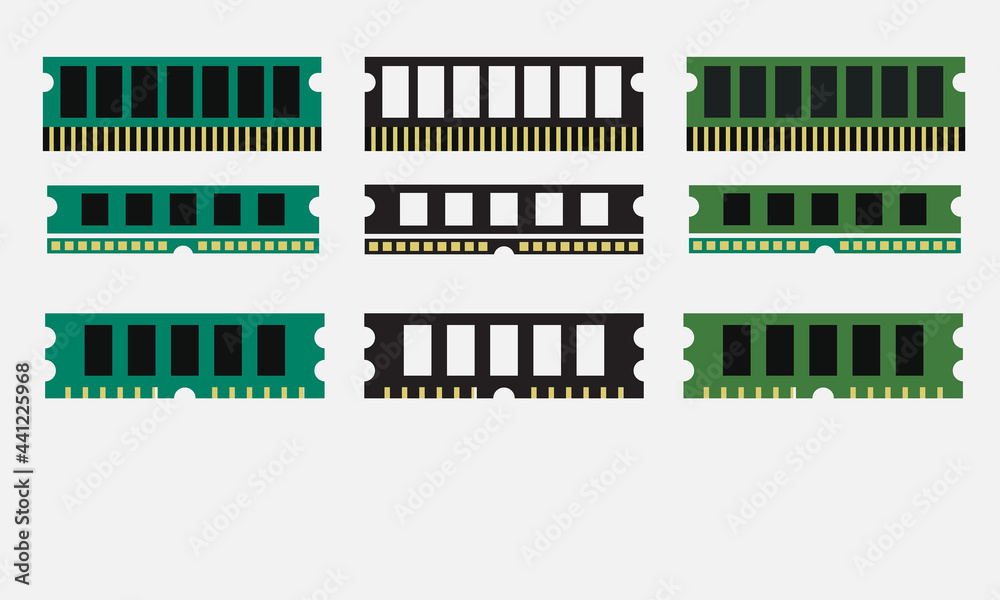 Ramram Iconram Vectorrandom Access Memoryrandom Access Memory Vectorrandom Access Memory