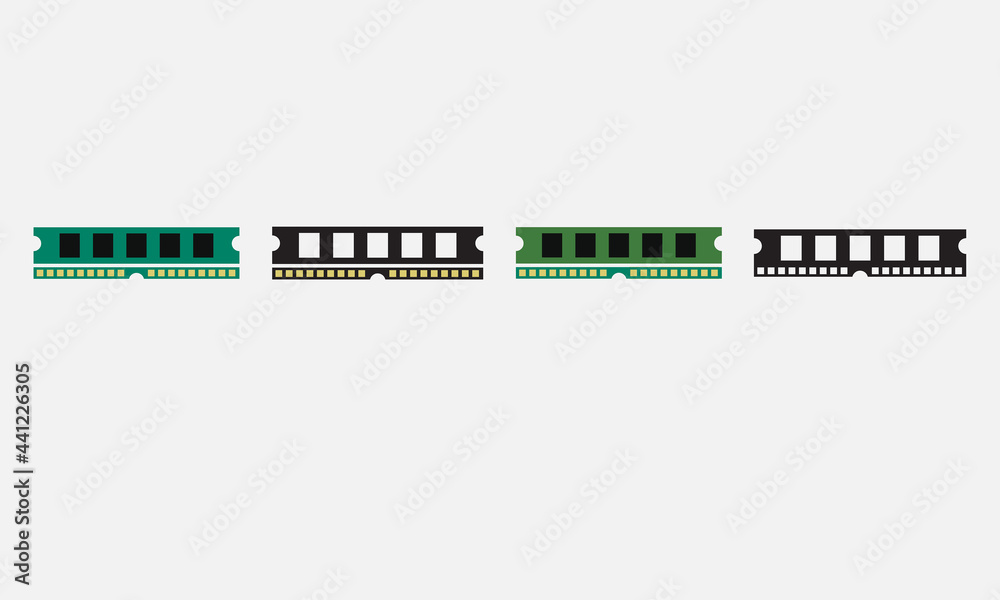 Vetor de RAM,RAM icon,RAM vector,random access memory,random access memory vector,random access ...