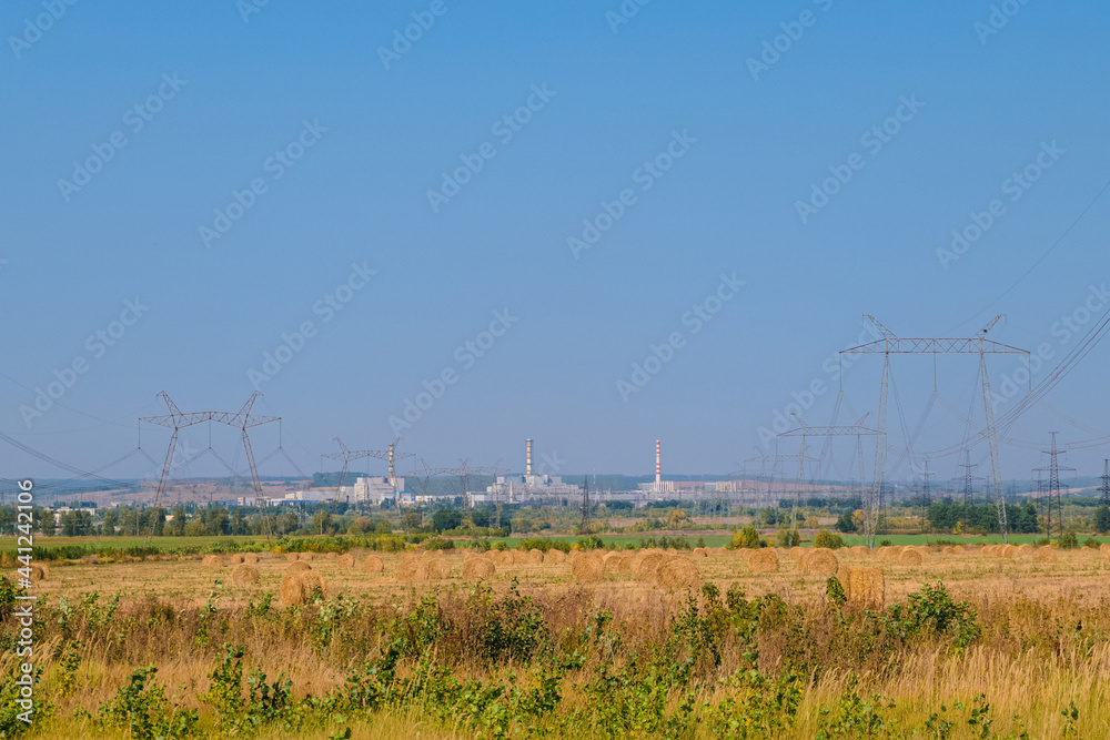 Kurchatov nuclear power plant in Kursk region. Kursk NPP is identical ...