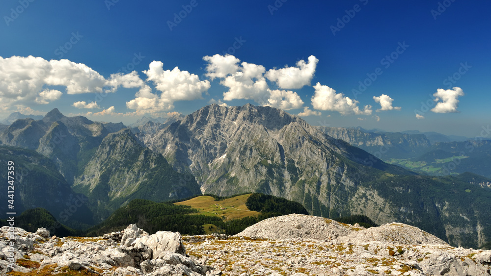 Mt. Watzmann with Gotzenalm, Berchtesgaden national park Stock Photo ...