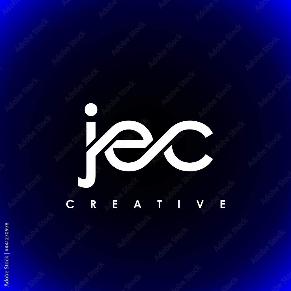 JEC Letter Initial Logo Design Template Vector Illustration Stock ...