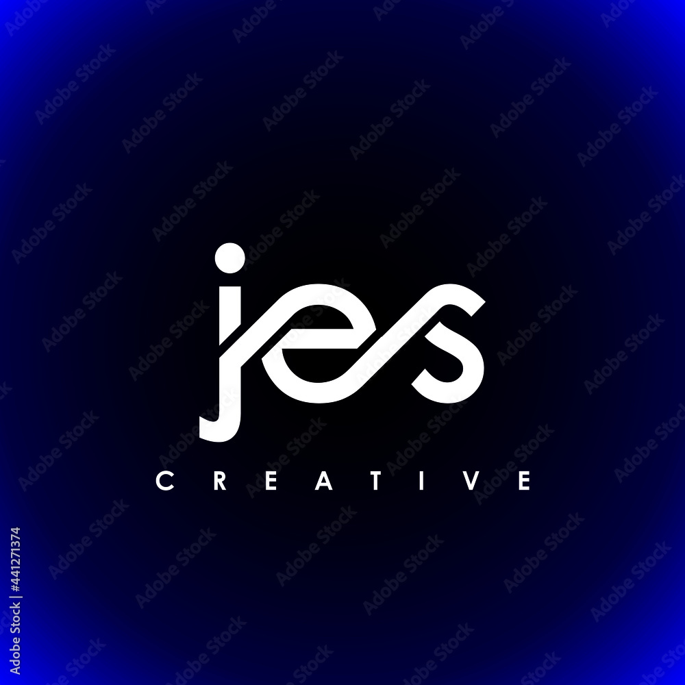 JES Letter Initial Logo Design Template Vector Illustration Stock ...