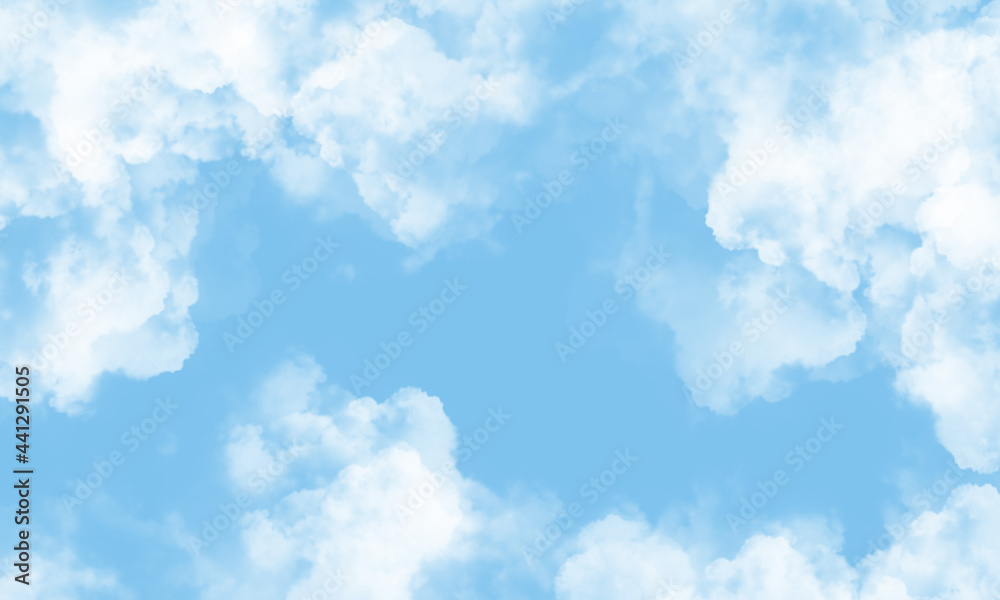 cloud background. Blue cloud texture. Blue cloud texture background Stock Illustration | Adobe Stock
