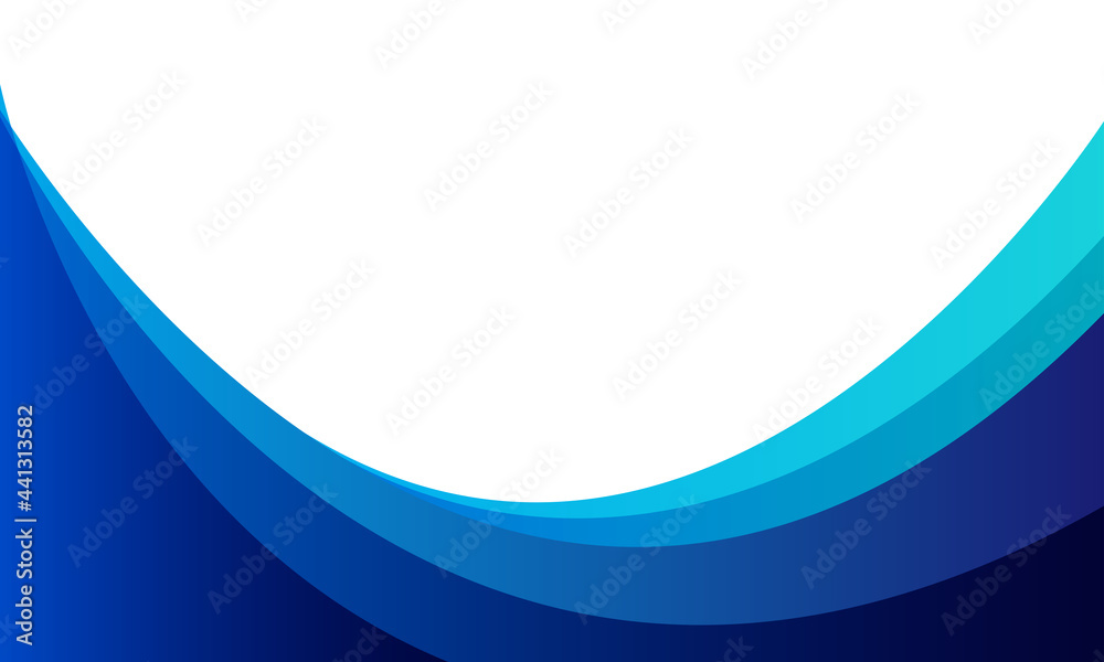 abstract blue wavy shape background Stock Vector | Adobe Stock