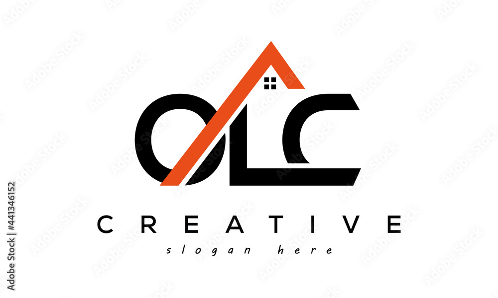 initial OLC letters real estate construction logo vector Stock Vector ...