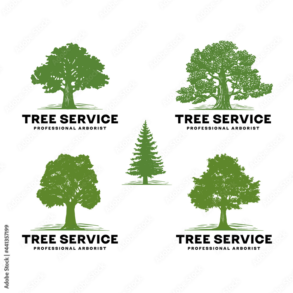 Tree Cutting Service Clip Art