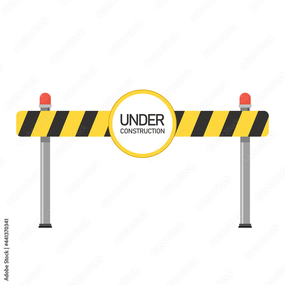 Barricade block vector. fence vector. wallpaper. free space for text ...