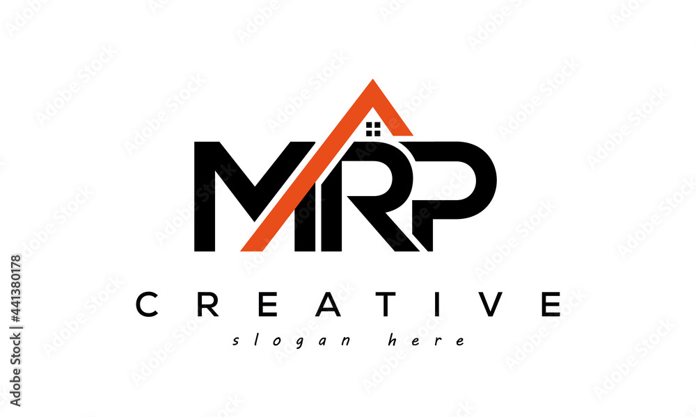 initial MRP letters real estate construction logo vector Stock Vector ...