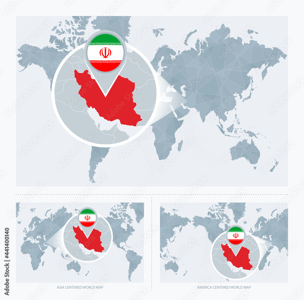 iran in the world map