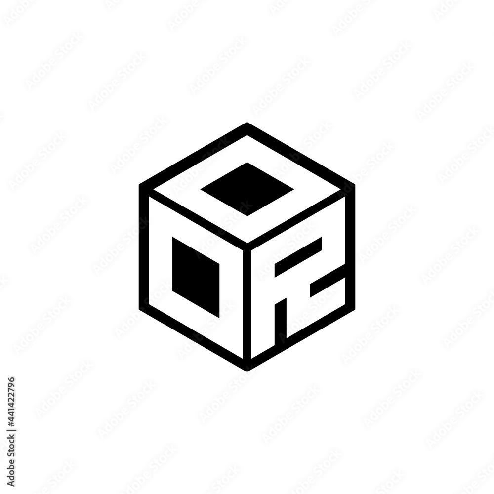 DRO letter logo design with white background in illustrator, vector ...