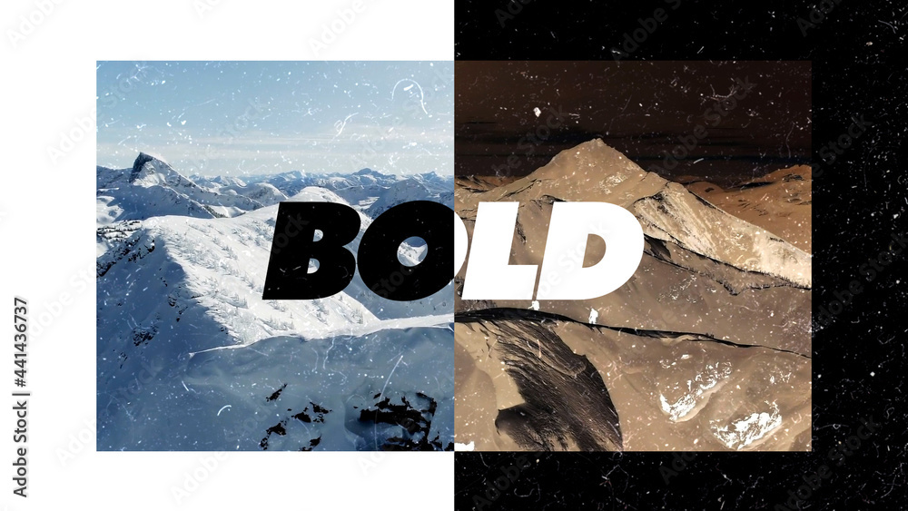 Cool Bold Unique Titles Stock Template | Adobe Stock