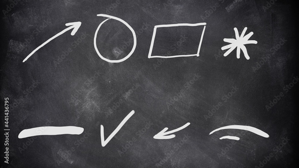 Hand Drawn Line Effects Stock Template | Adobe Stock