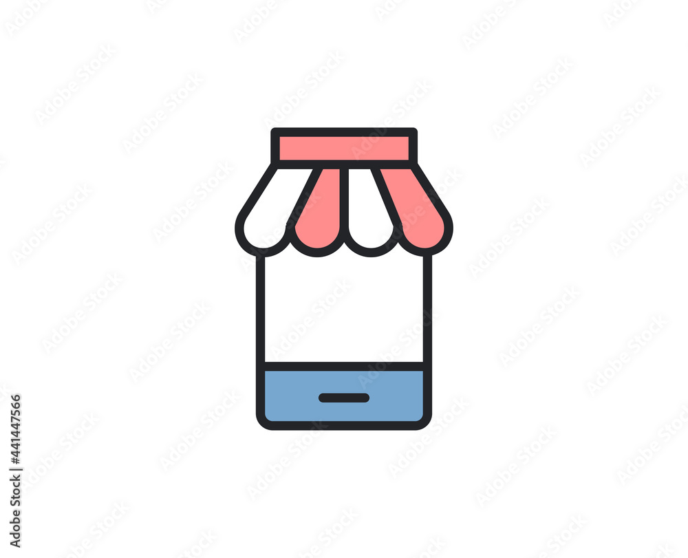 Arm flat icon. Thin line signs for design logo, visit card, etc. Single ...