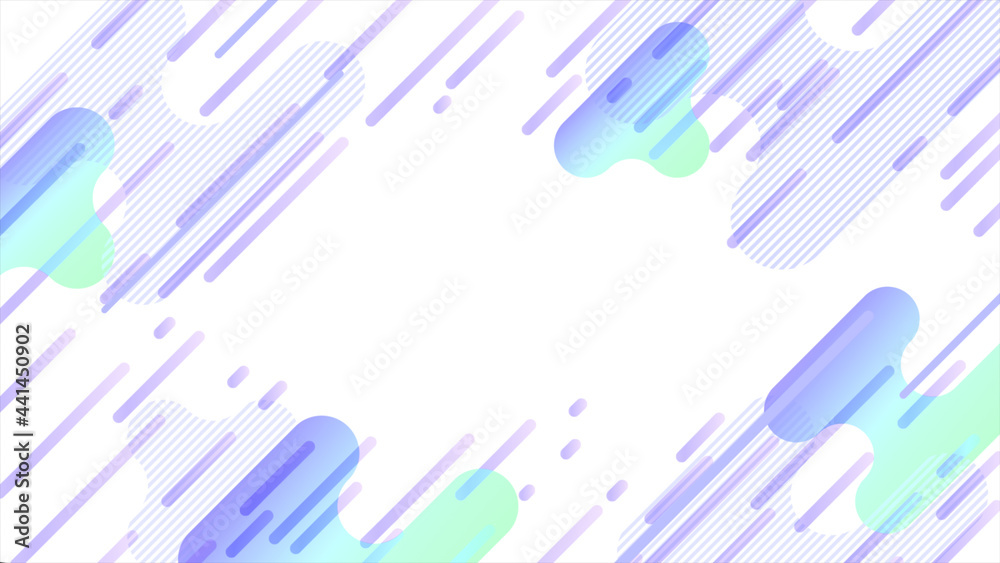 緑と青のネオンカラーグラデーションデジタル白背景 Illustration Stock Adobe Stock