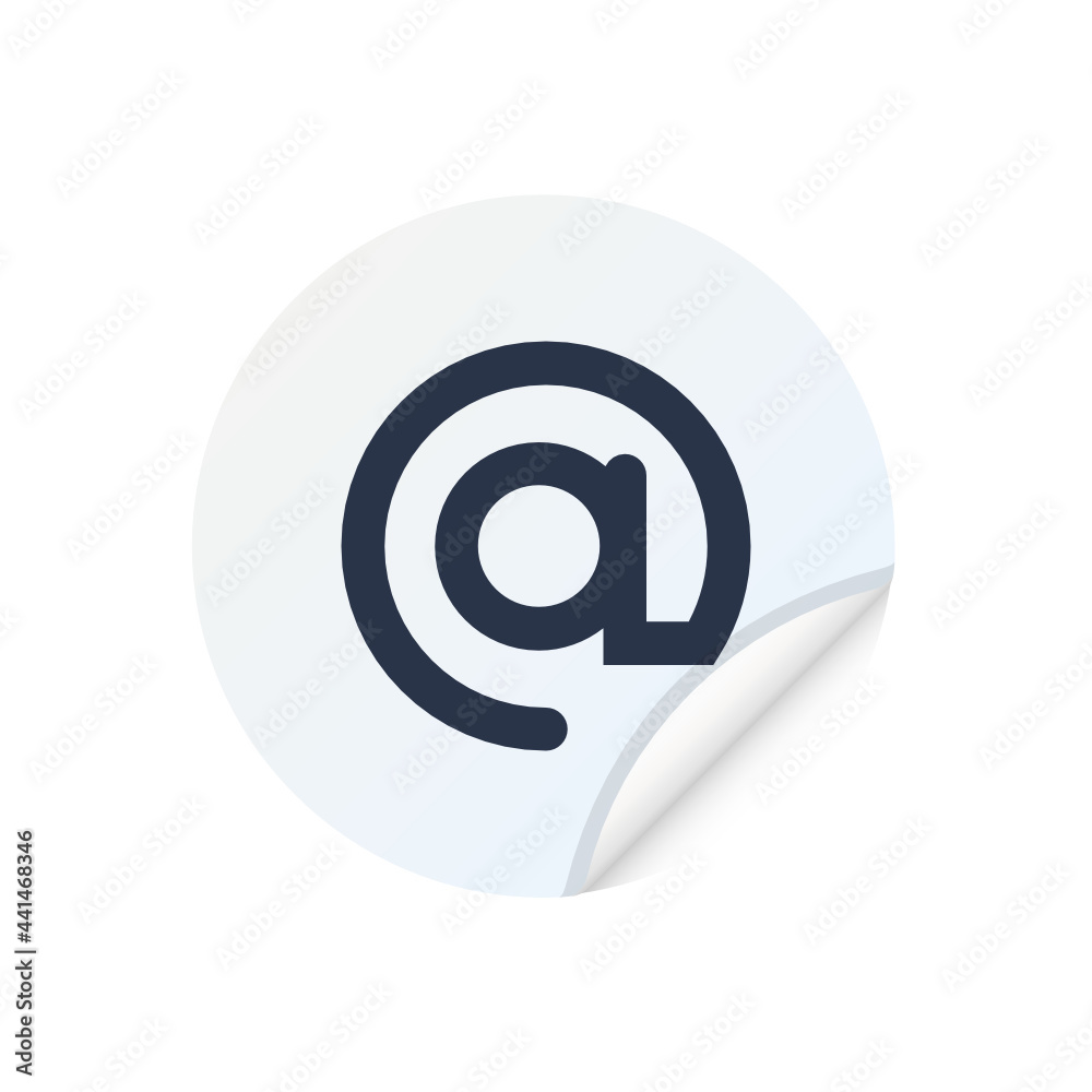 Email - Sticker Stock Vector | Adobe Stock