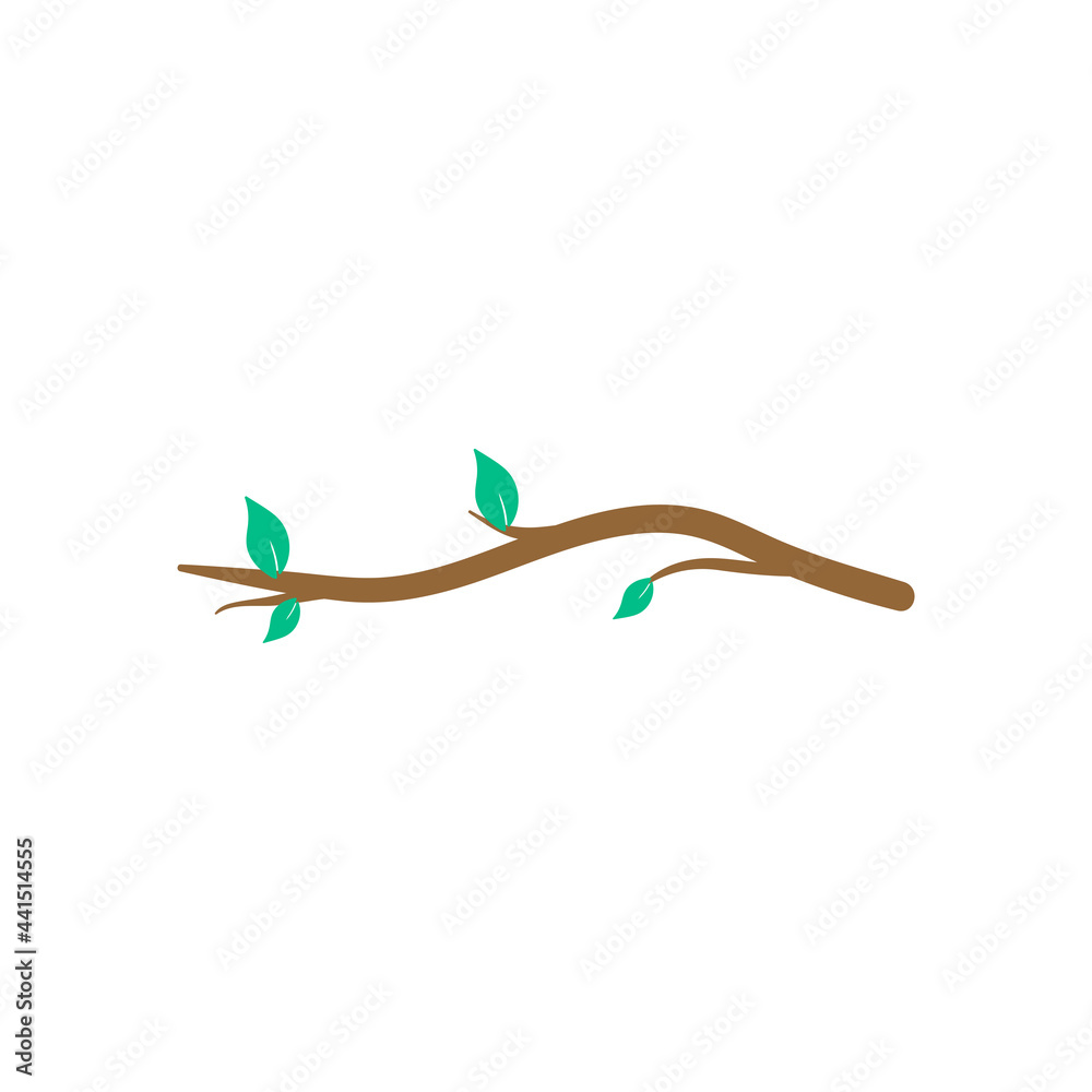 Tree branch icon design template vector isolated illustration Stock ...