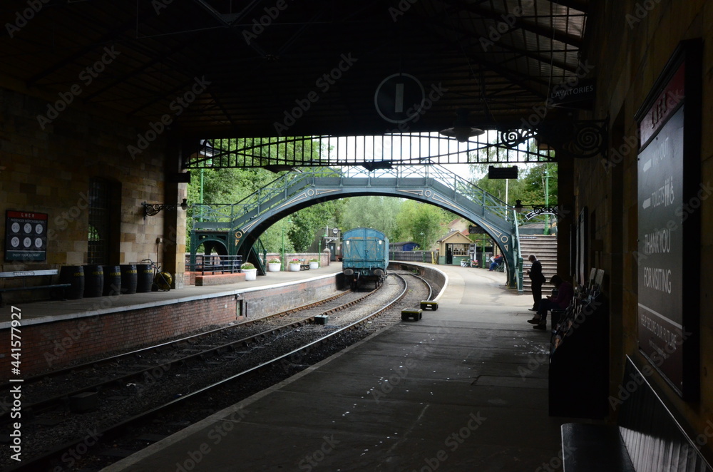 pickering vintage railway station, North Yorkshire Moors Railway ...