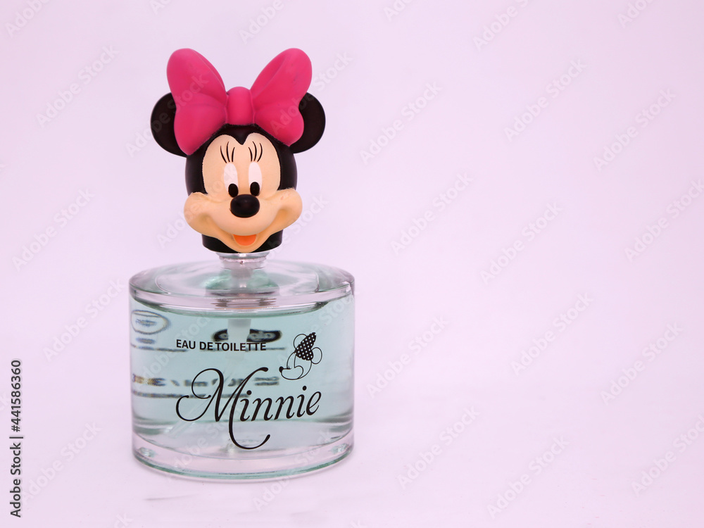 Minnie Mouse Eau de Toilette. Disney brand eau de toilette. Cartoon ...