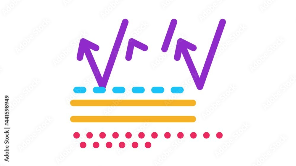 Protection Against External Factors Icon Animation. color Protection ...