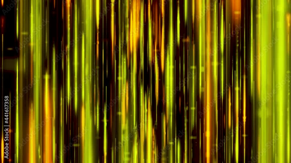 Abstract neon lights endlessly progressing on black background ...