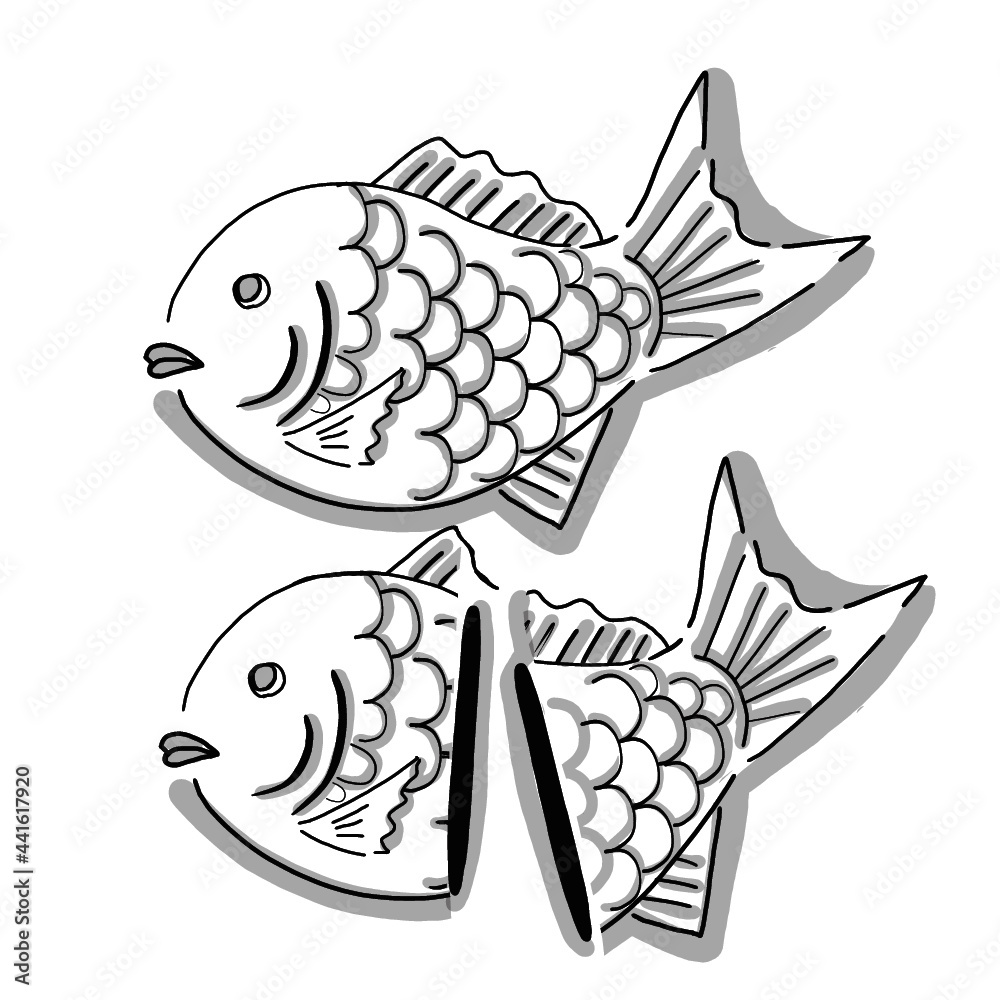 Japanese food illustration. Hand drawn sketch. Japanese cuisine. Vector ...