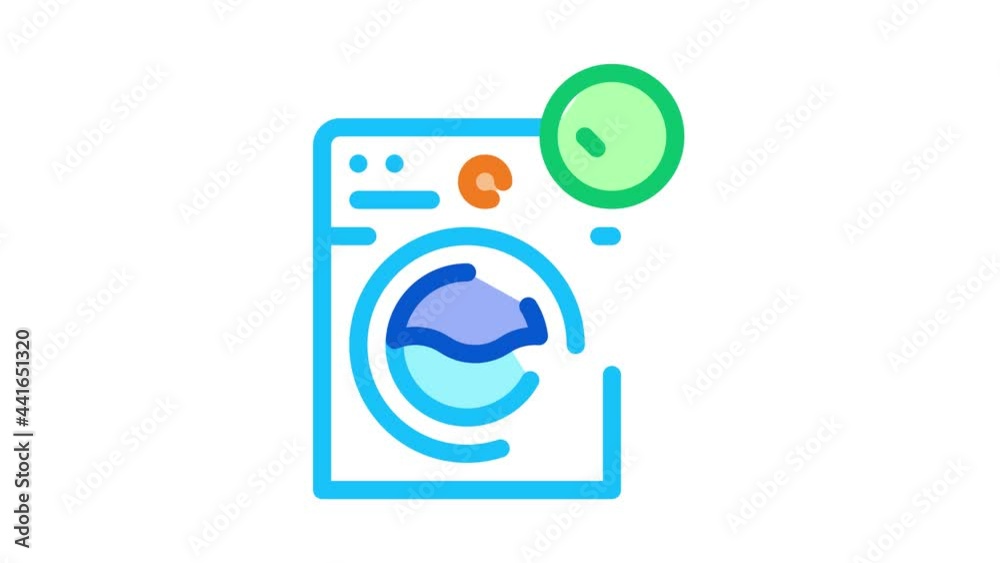 Laundry Washing Machine Icon Animation. color Laundry Washing Machine ... Laundry Washing Machine Icon Animation. color Laundry Washing Machine ...