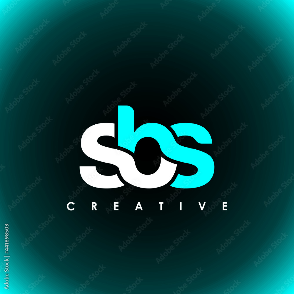 SBS Letter Initial Logo Design Template Vector Illustration Stock ...