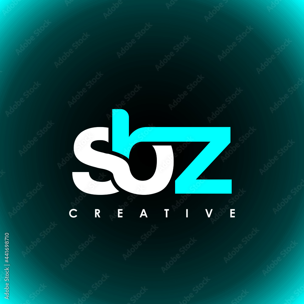 SBZ Letter Initial Logo Design Template Vector Illustration Stock ...