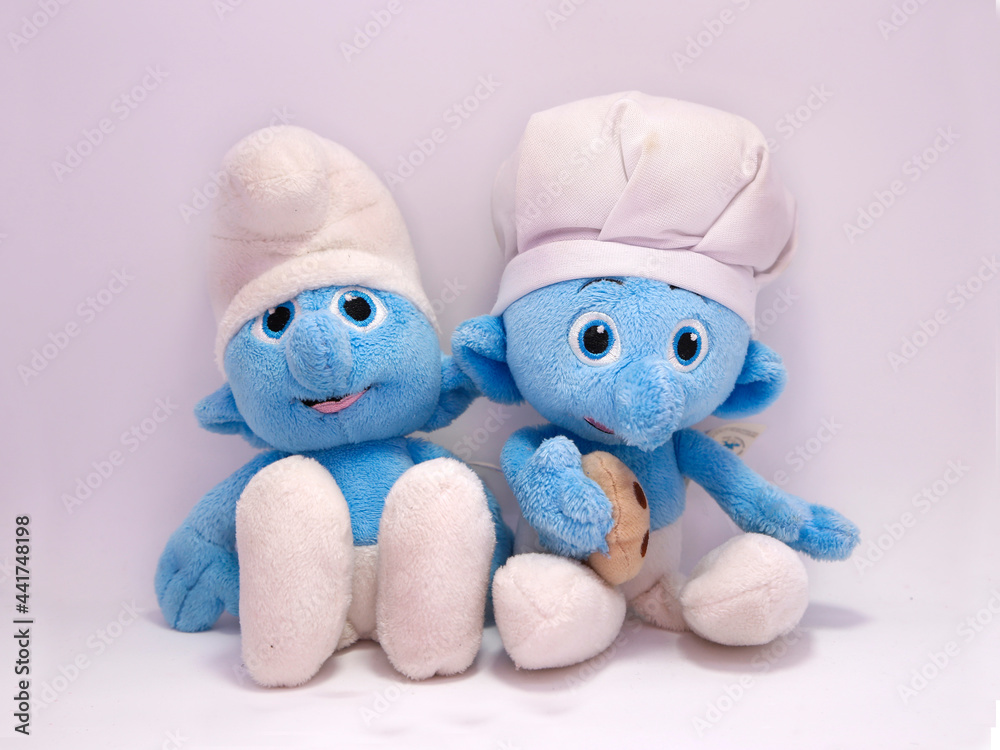 The Smurfs. Clumsy Smurfs and Chef Smurf. Sweet smurf. The Smurfs soft ...