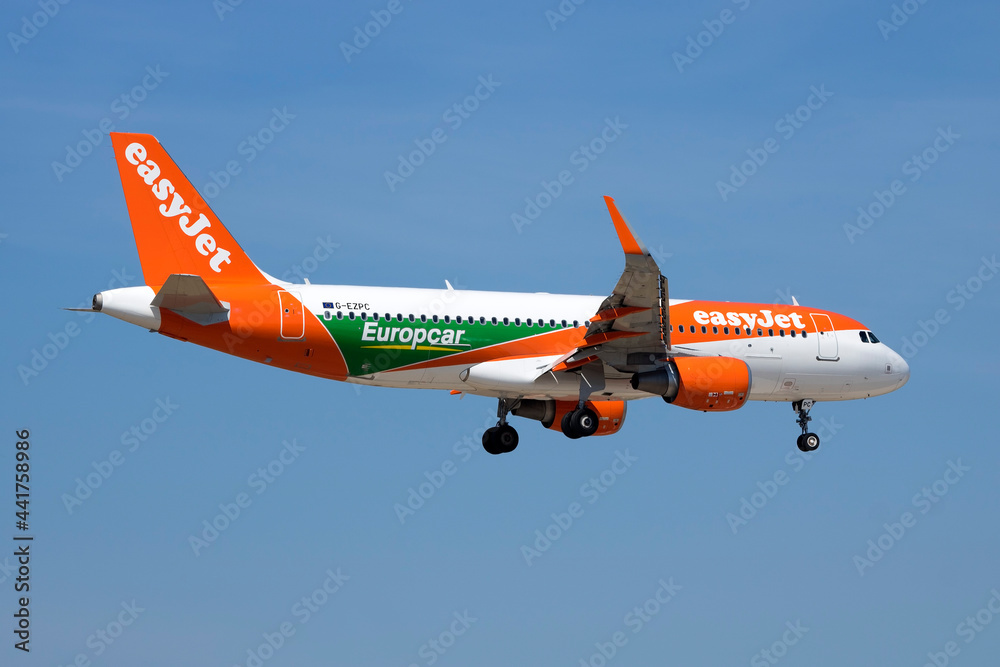 Luqa, Malta June 17, 2017: EasyJet Airline Airbus A320-214 [G-EZPC ...