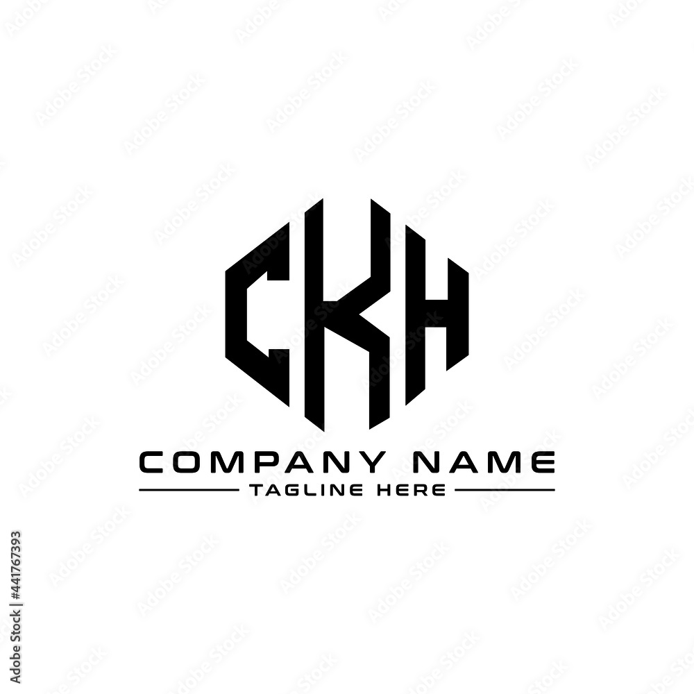 CKK letter logo design with polygon shape. CKK polygon logo monogram ...