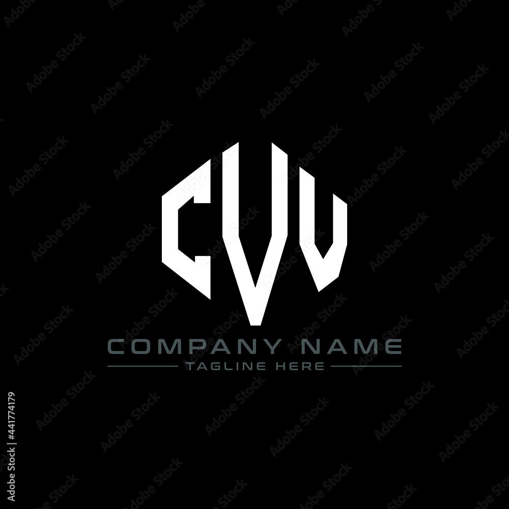 CVV letter logo design with polygon shape. CVV polygon logo monogram ... CVV letter logo design with polygon shape. CVV polygon logo monogram ...