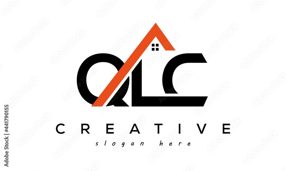 initial QLC letters real estate construction logo vector Stock Vector ...