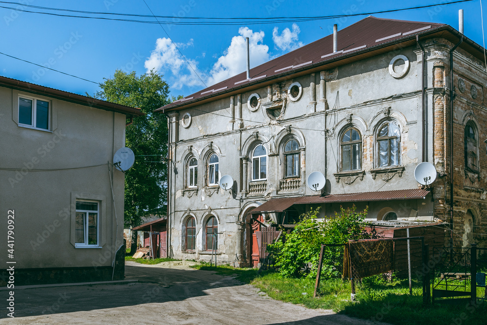 Busk, Ukraine - June, 2021: The Great Synagogue in Busk is an Ashkenazi ...