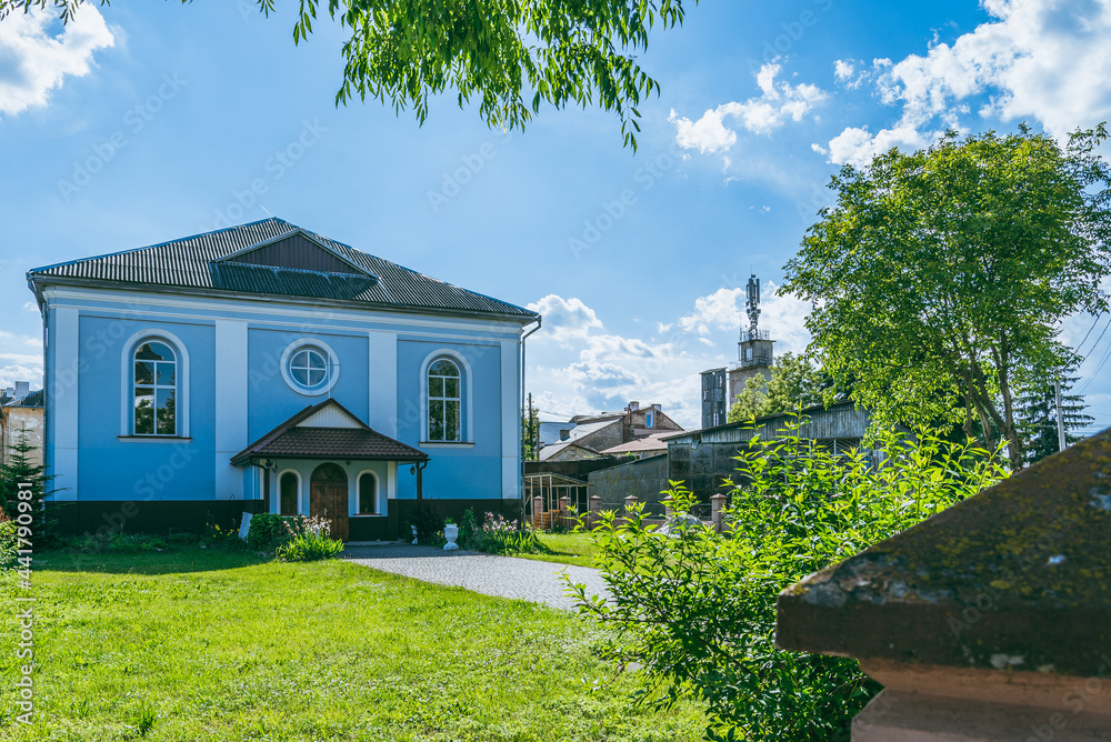 Busk, Ukraine - June, 2021: The Great Synagogue in Busk is an Ashkenazi ...