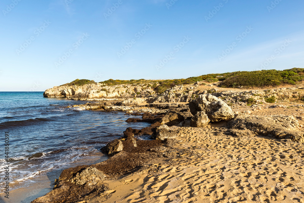 Splendid seascapes of Arenella Beach (Spiaggia di Arenella) in Syracuse ...
