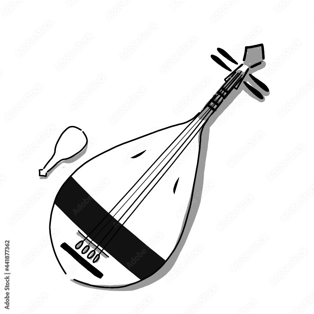 Japanese art illustration. Hand drawn sketch. Japanese culture. Vector ...