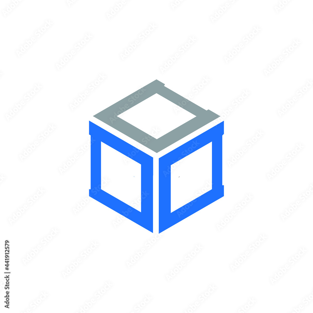 Vecteur Stock DDD letter logo design on white background.DDD creative ...