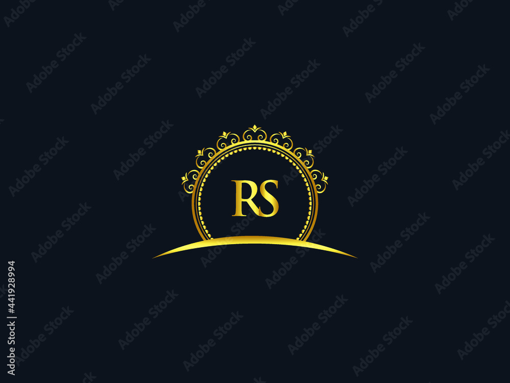 Letter RS Logo, luxury rs logo icon vector for modern Hotel, Heraldic ...