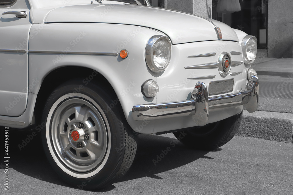 Fiat 600, auto d'epoca italiana, ,Italian Vintage car Fiat 600 Stock ...