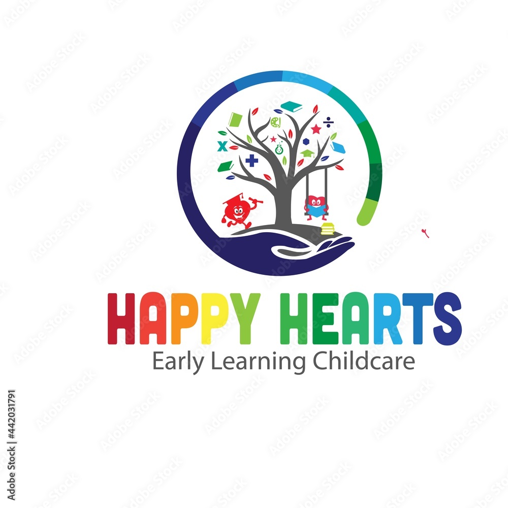 happy hearth logo designs for child play and dreams logo foundation ...