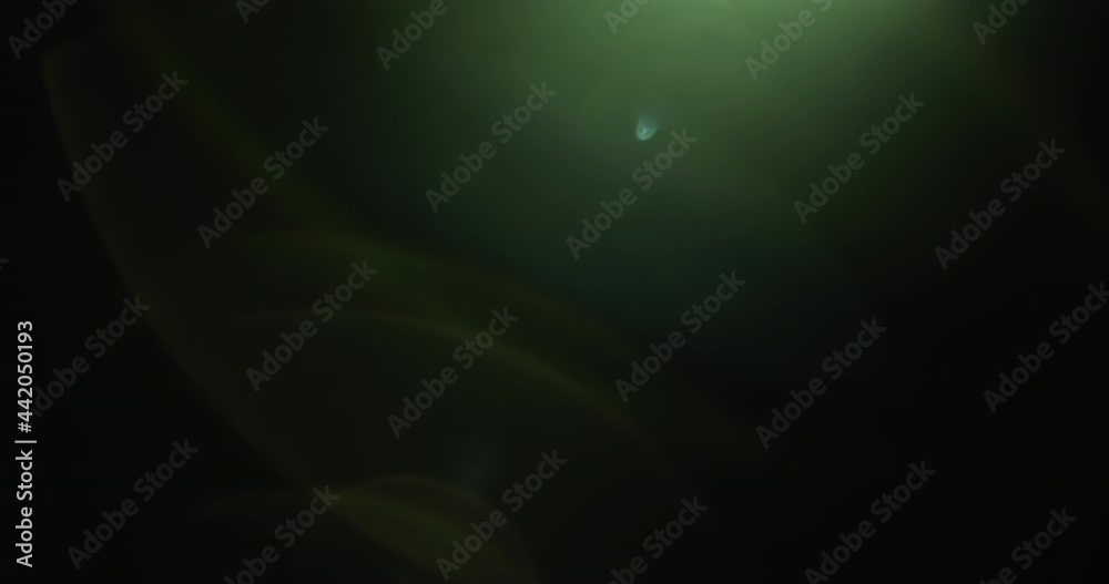 Pack of 4 green lens flares overlays for background. Slow motion. Stock ...